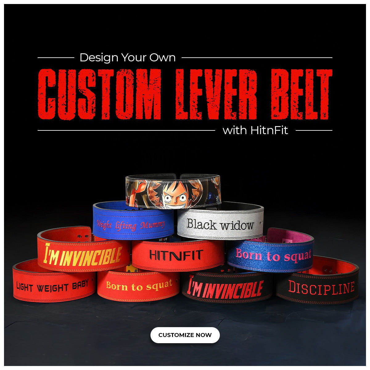 Custom Lever Belt (Economy Edition) • Worldwide Shipping • HIT N FIT ...